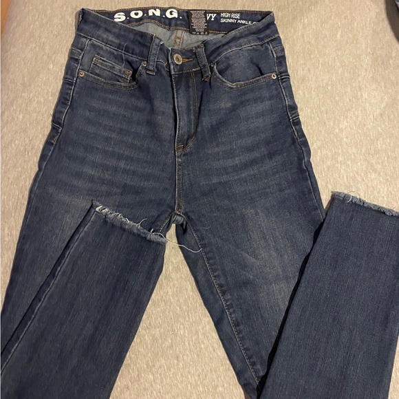 Song of Style | Jeans | Song Currency High Rise Skinny Ankle Size 326 ...